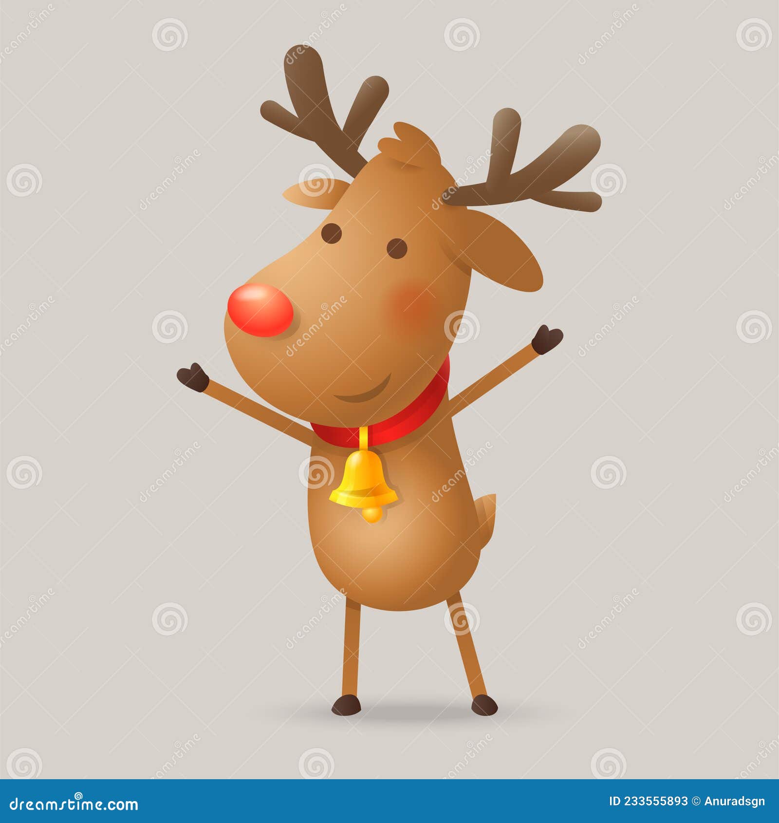 Cute Reindeer - Vector Illustration Isolated Stock Vector ...