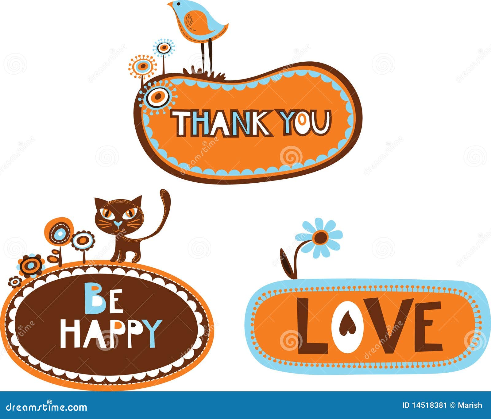 Cute Retro Decorative Frames Stock Vector - Illustration of beautiful ...