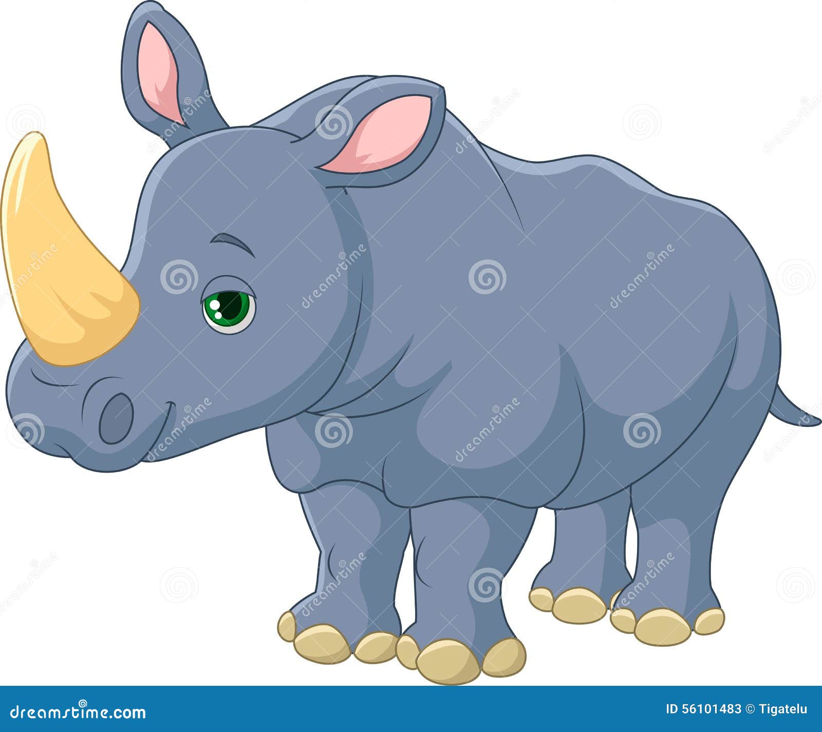 Rhino Vector Illustration | CartoonDealer.com #27203750