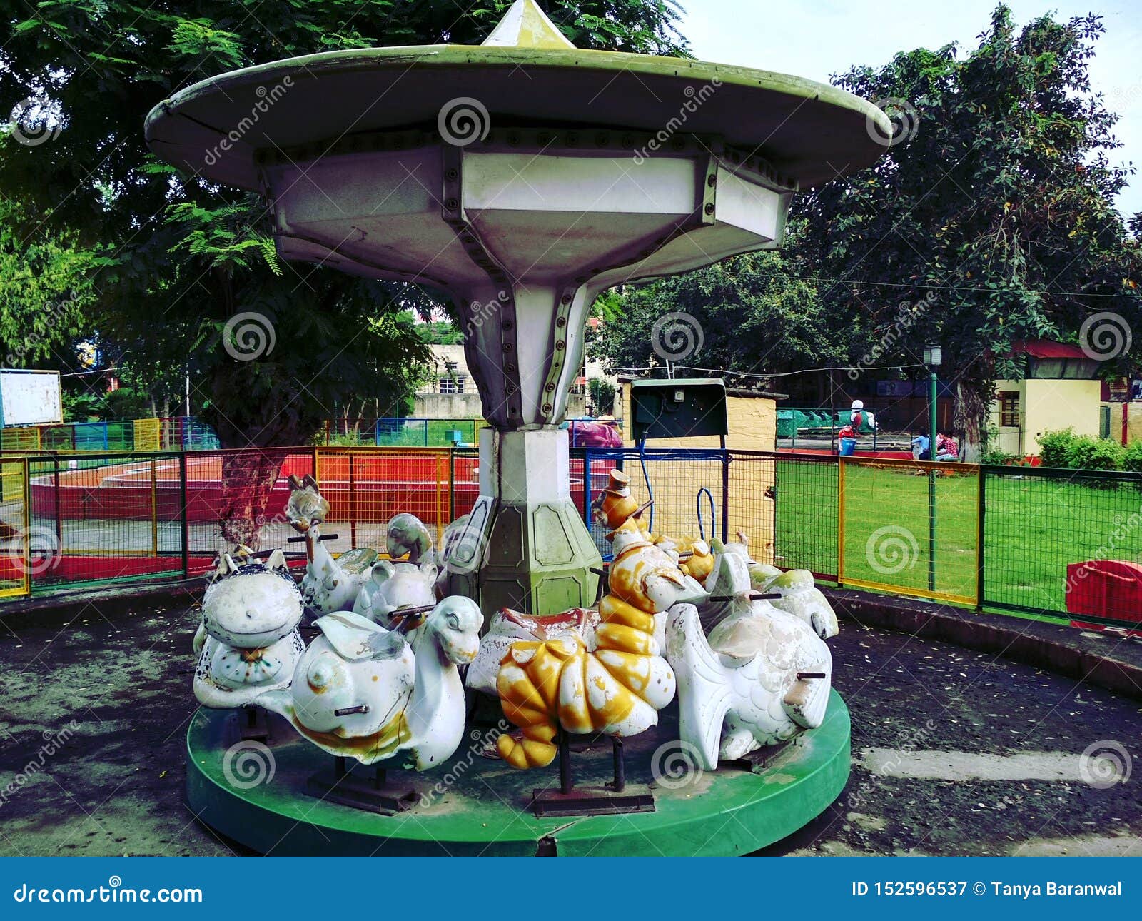 Cute rides in park stock image. Image of rides, park - 152596537