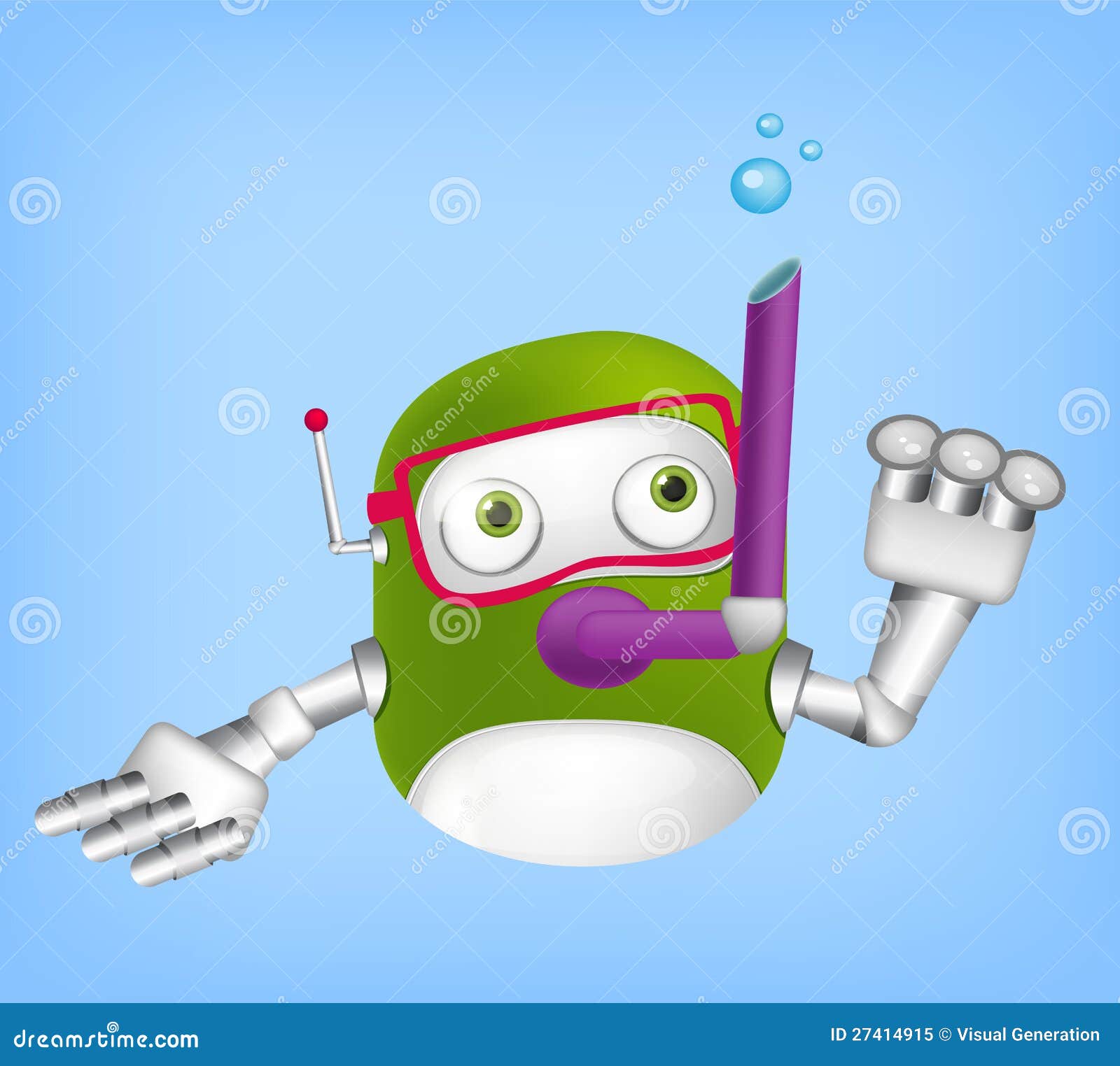 Robot Scuba Diver Stock Illustrations – 19 Robot Scuba Diver Stock ...