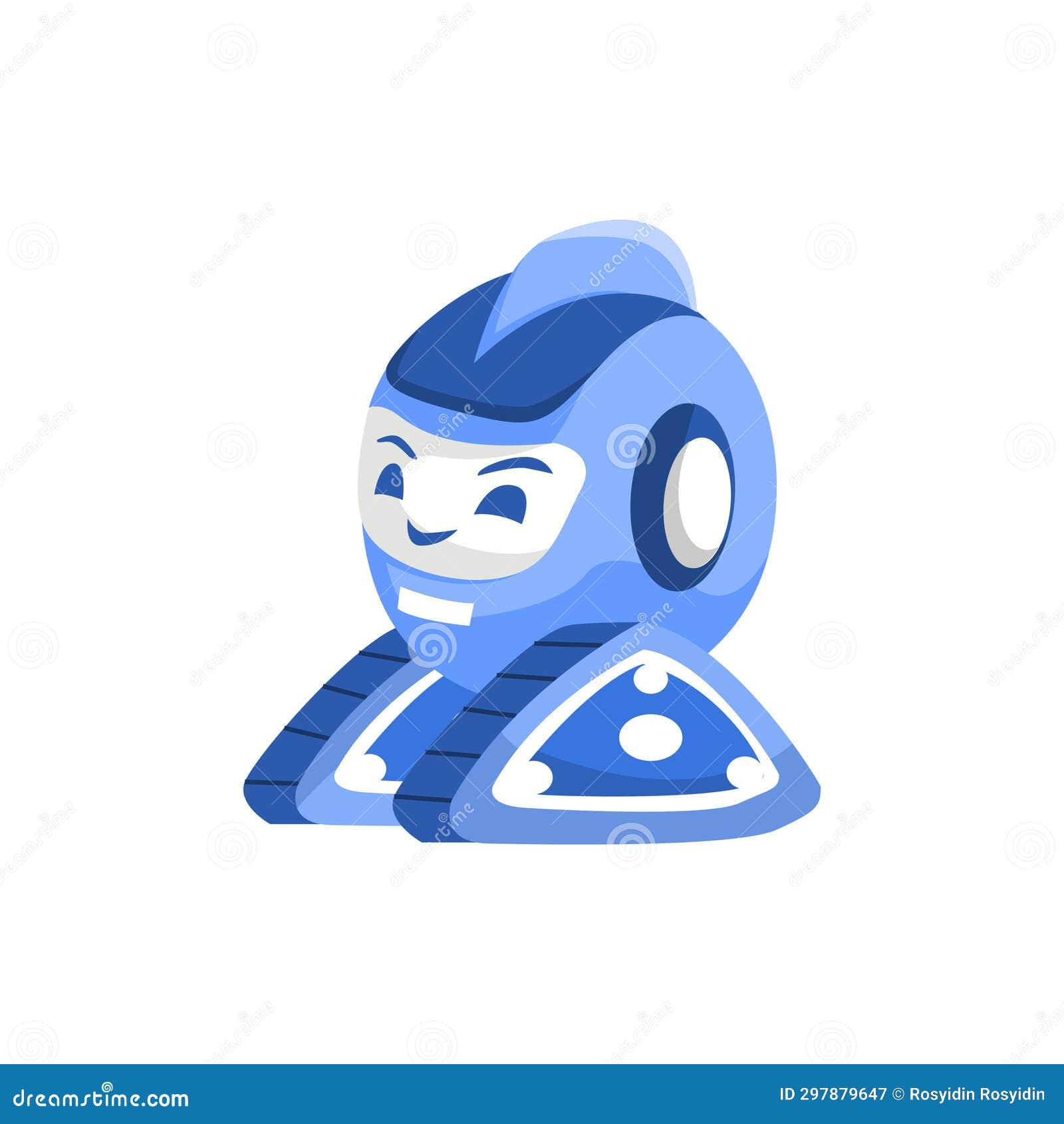 Cute Robot Assistant Character Illustration Stock Illustration ...