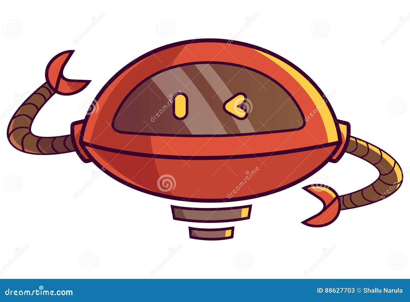 Cute Robot with Cute Expressions. Stock Illustration - Illustration of ...
