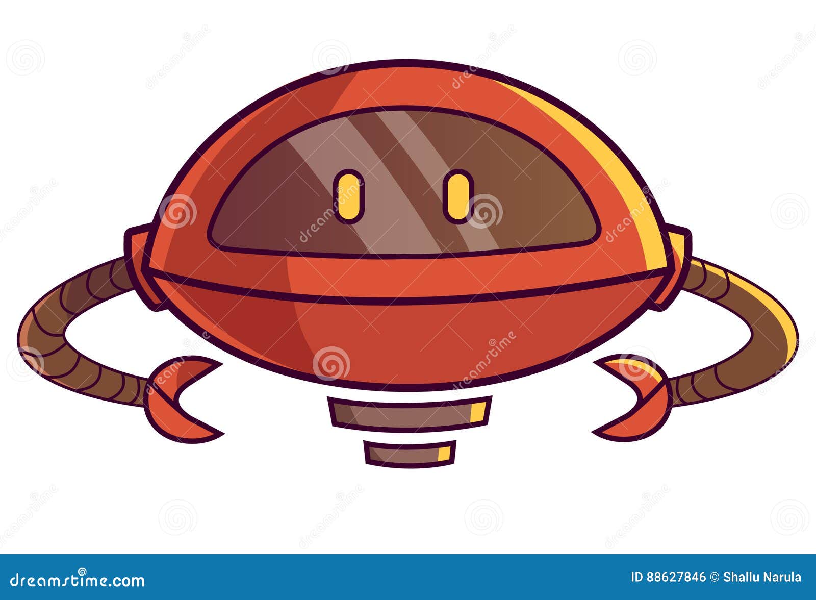 Cute Robot with Cute Expressions. Stock Illustration - Illustration of ...