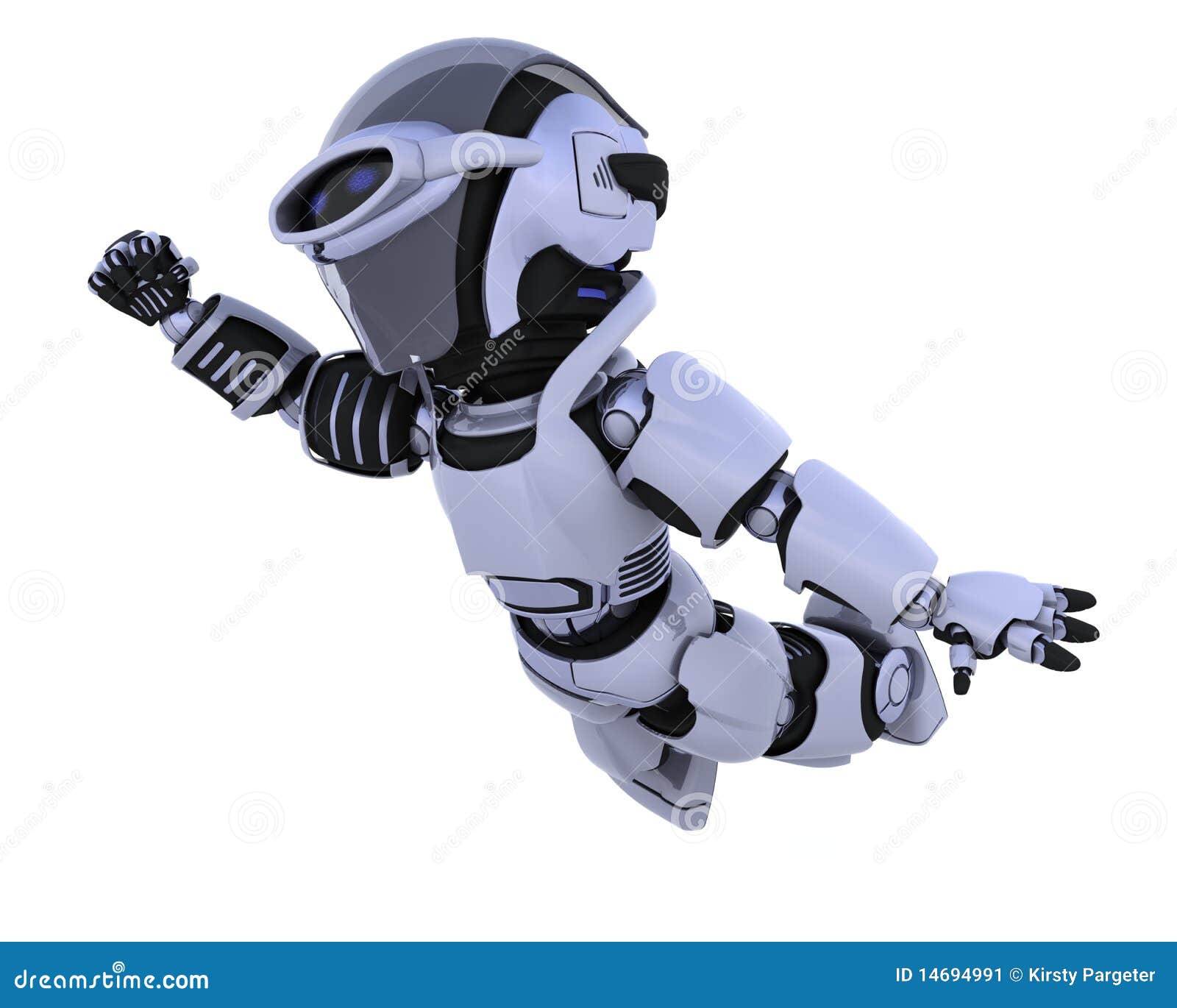 Cute robot cyborg stock illustration. Illustration of robot - 14694991
