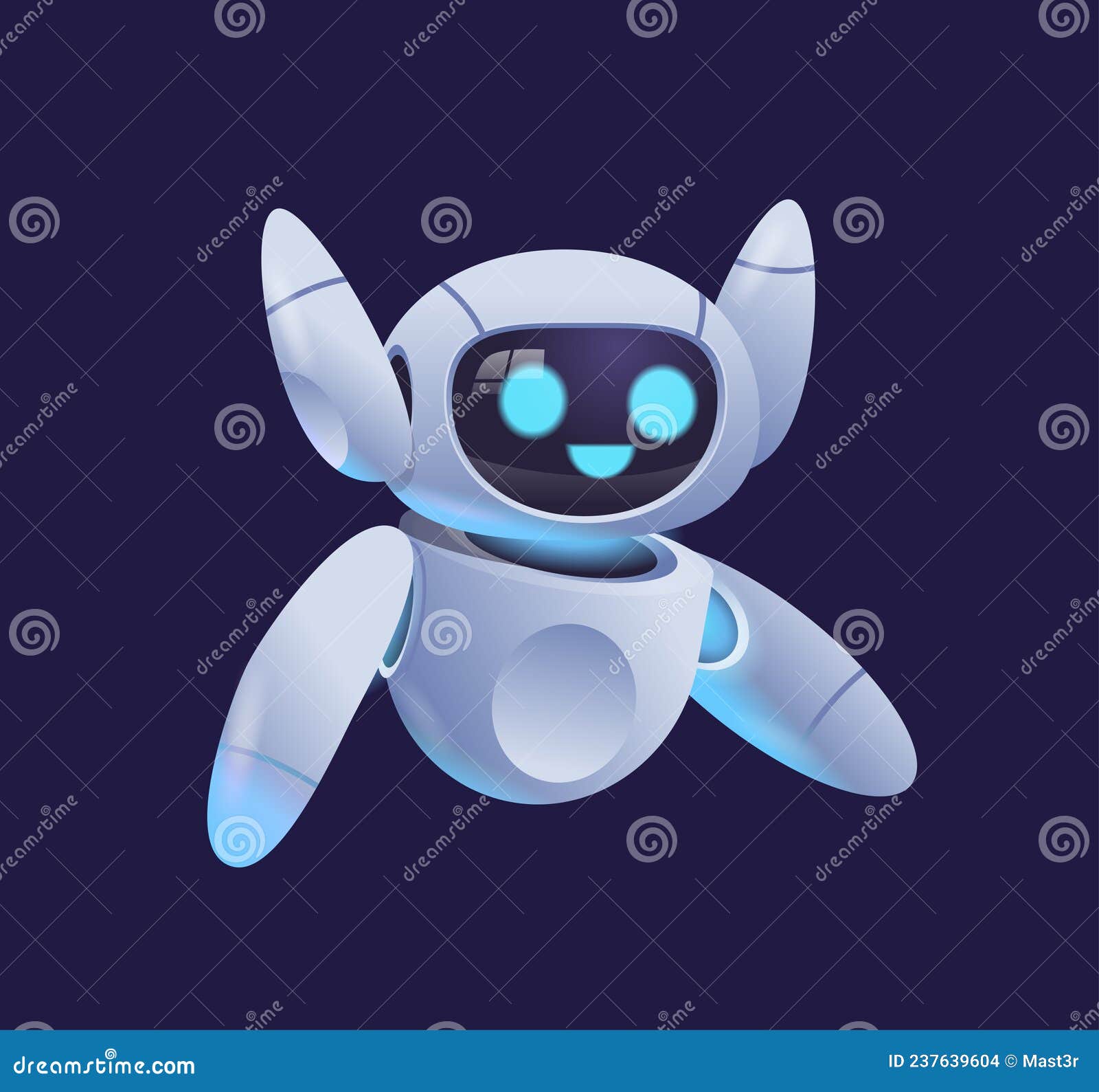 Cute Robot Cyborg Modern Robotic Character Artificial Intelligence ... Cute Robot Cyborg Modern Robotic Character Artificial Intelligence ...