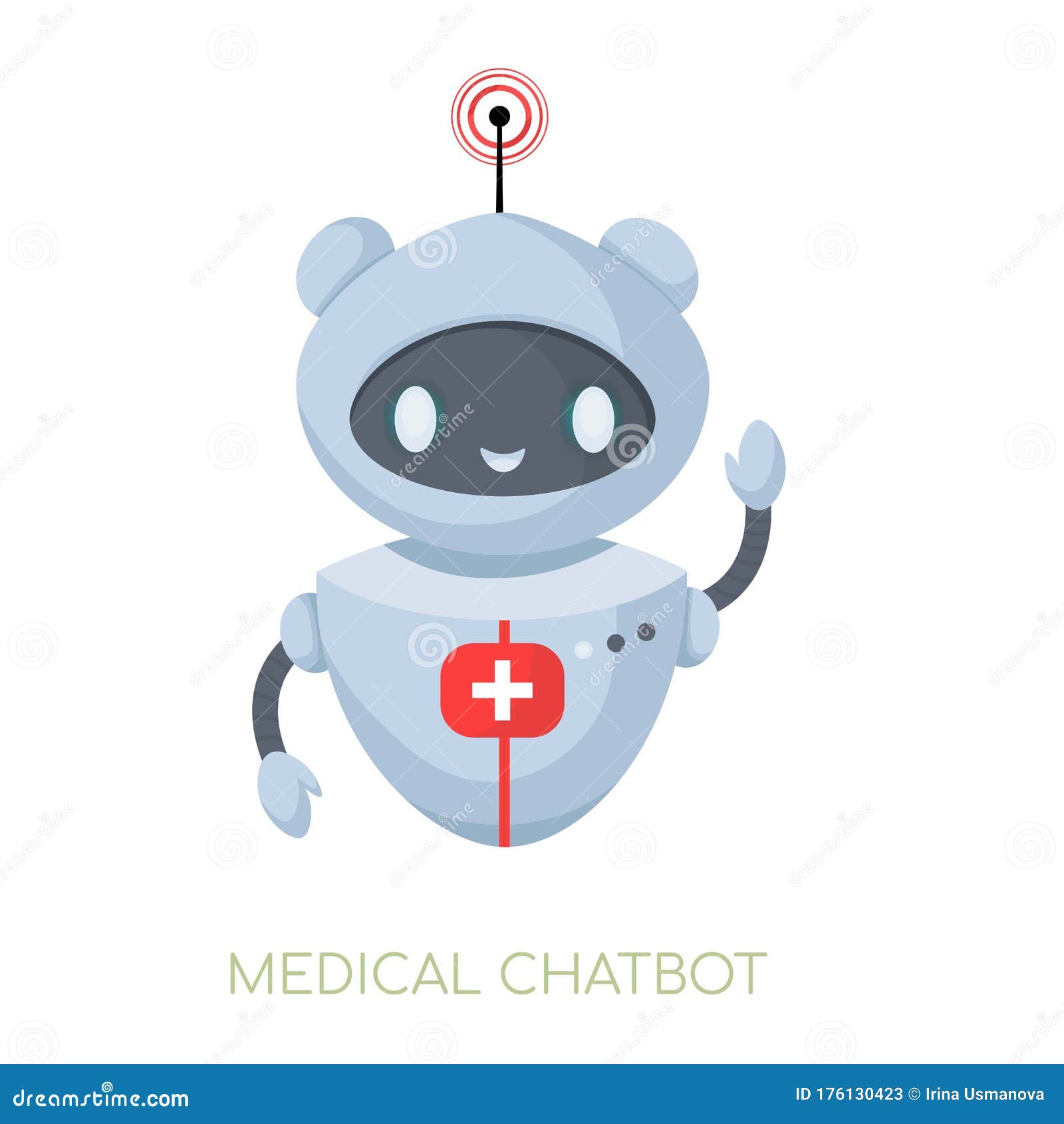 Cute Robot Doctor. Scientific Technologies for Health. Concept AI in ... Cute Robot Doctor. Scientific Technologies for Health. Concept AI in ...