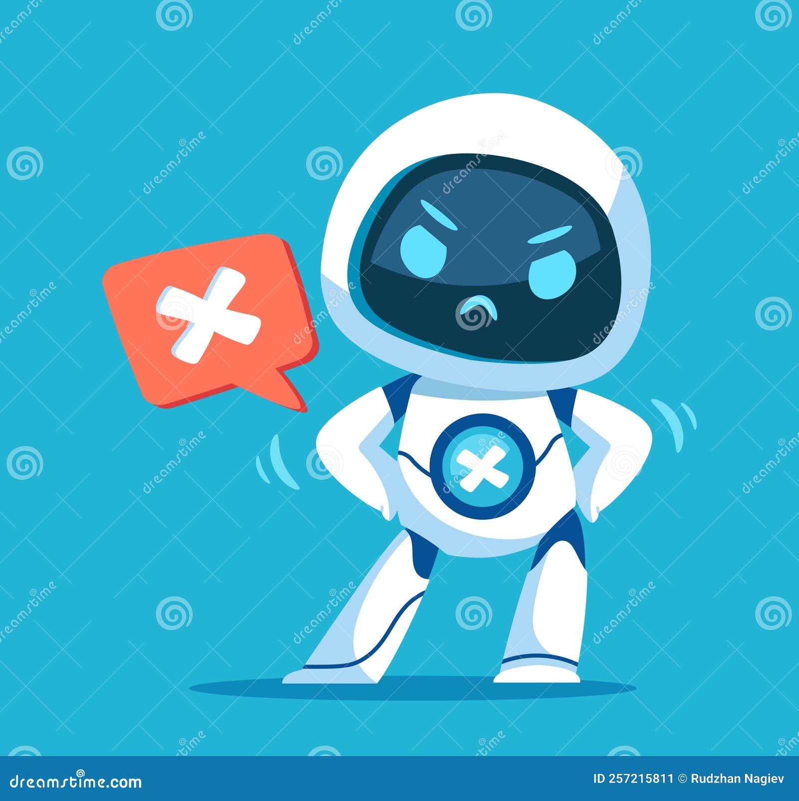 A Robot That Refuses. Stick Out His Left Hand, Deny Access, And Oppose ...