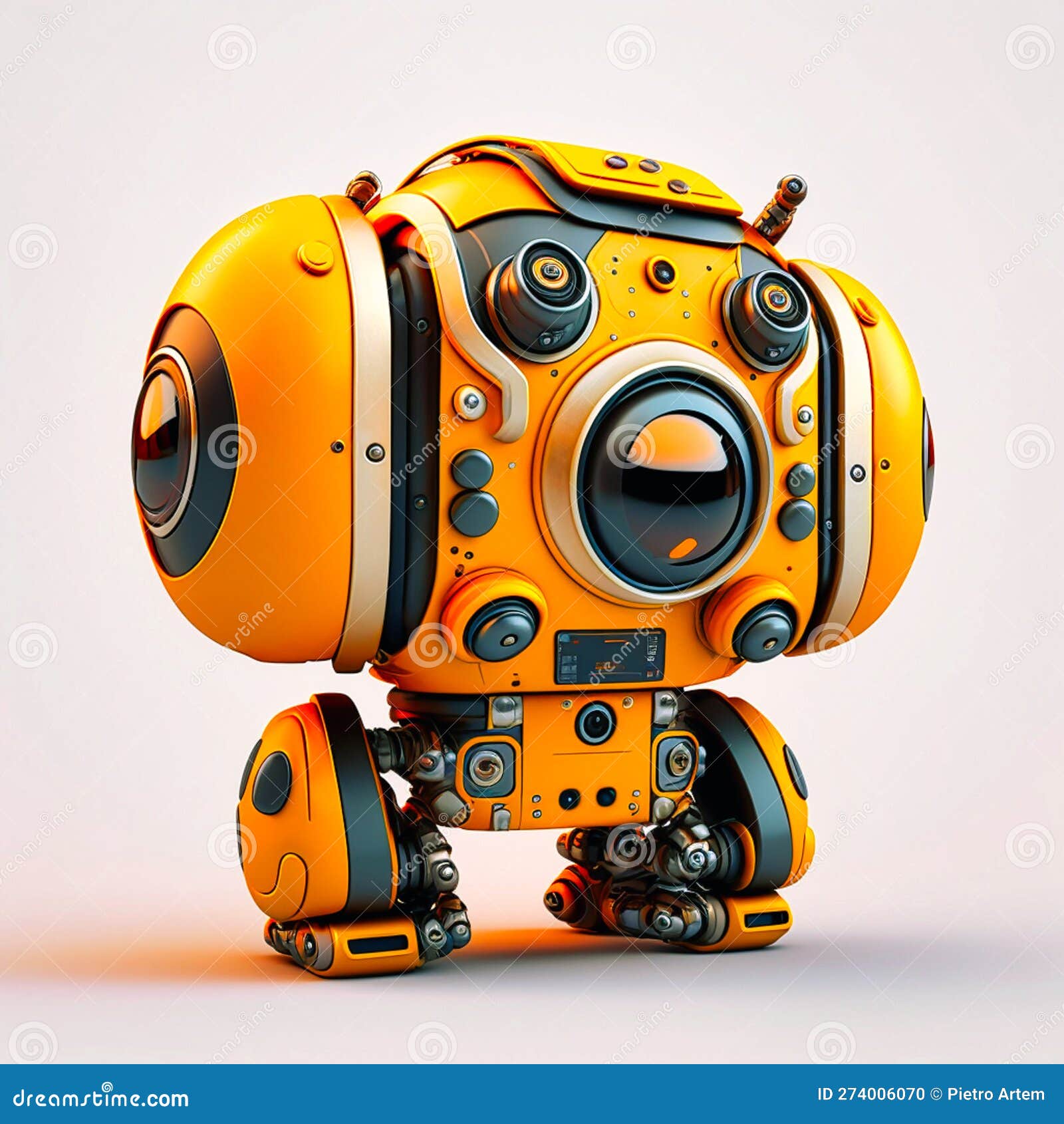Cute Robot Png without Background, Generative AI Stock Illustration ...