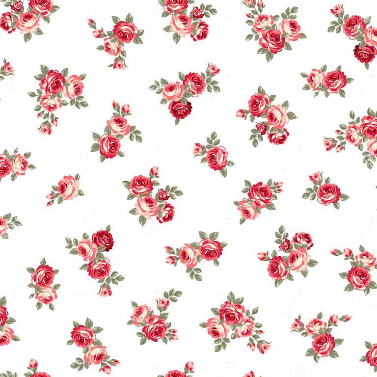 Cute Rose Pattern Perfect for Textile Patterns, Stock Vector ...