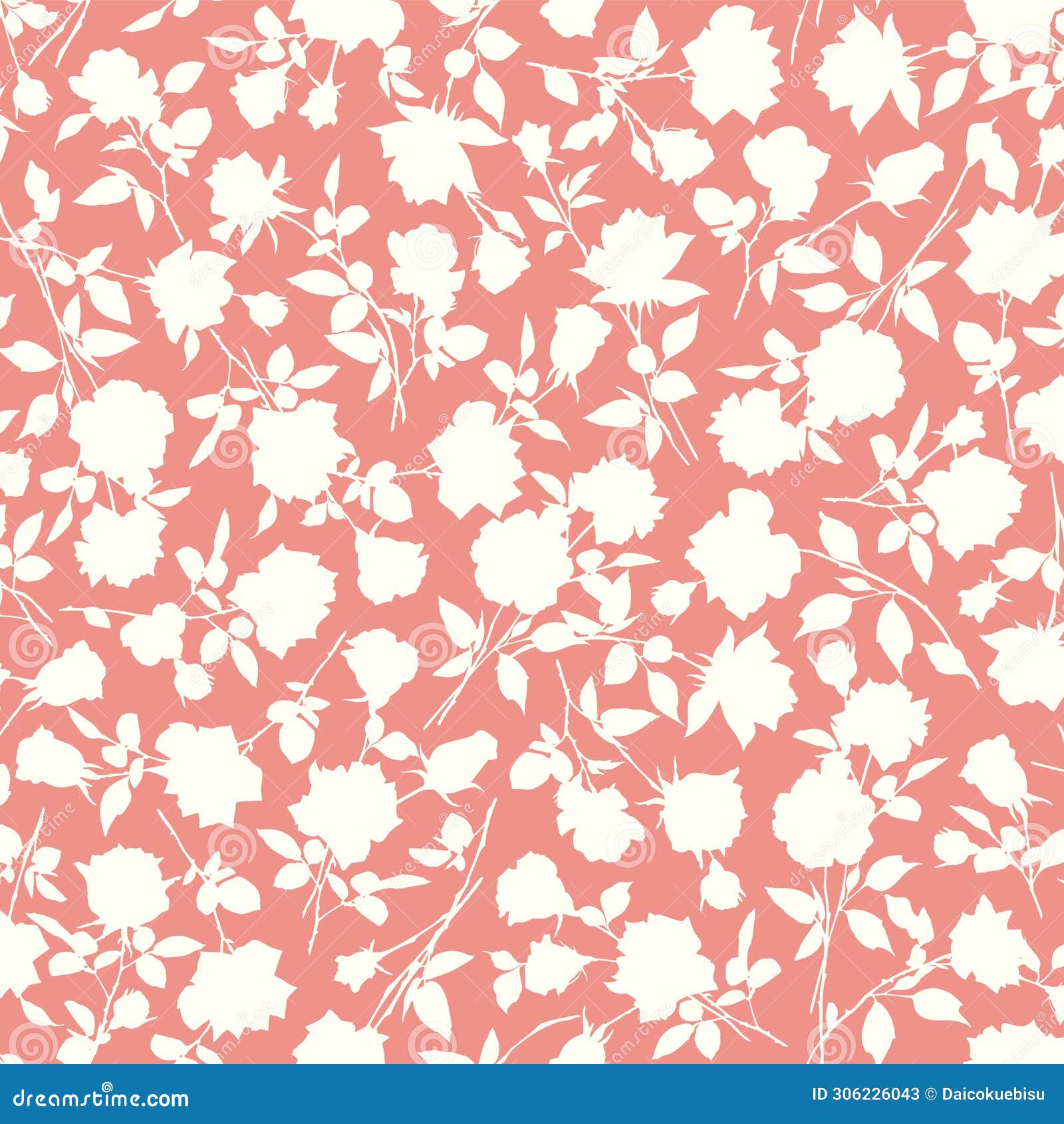 Cute Rose Pattern Perfect for Textile Patterns, Stock Illustration ...