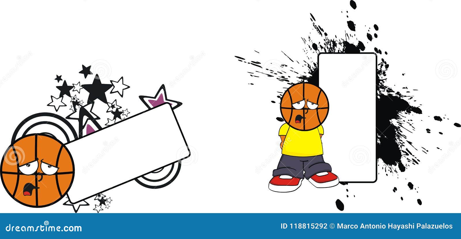 Cute Sad Baseball Kid Copyspace Set Stock Vector - Illustration of ...