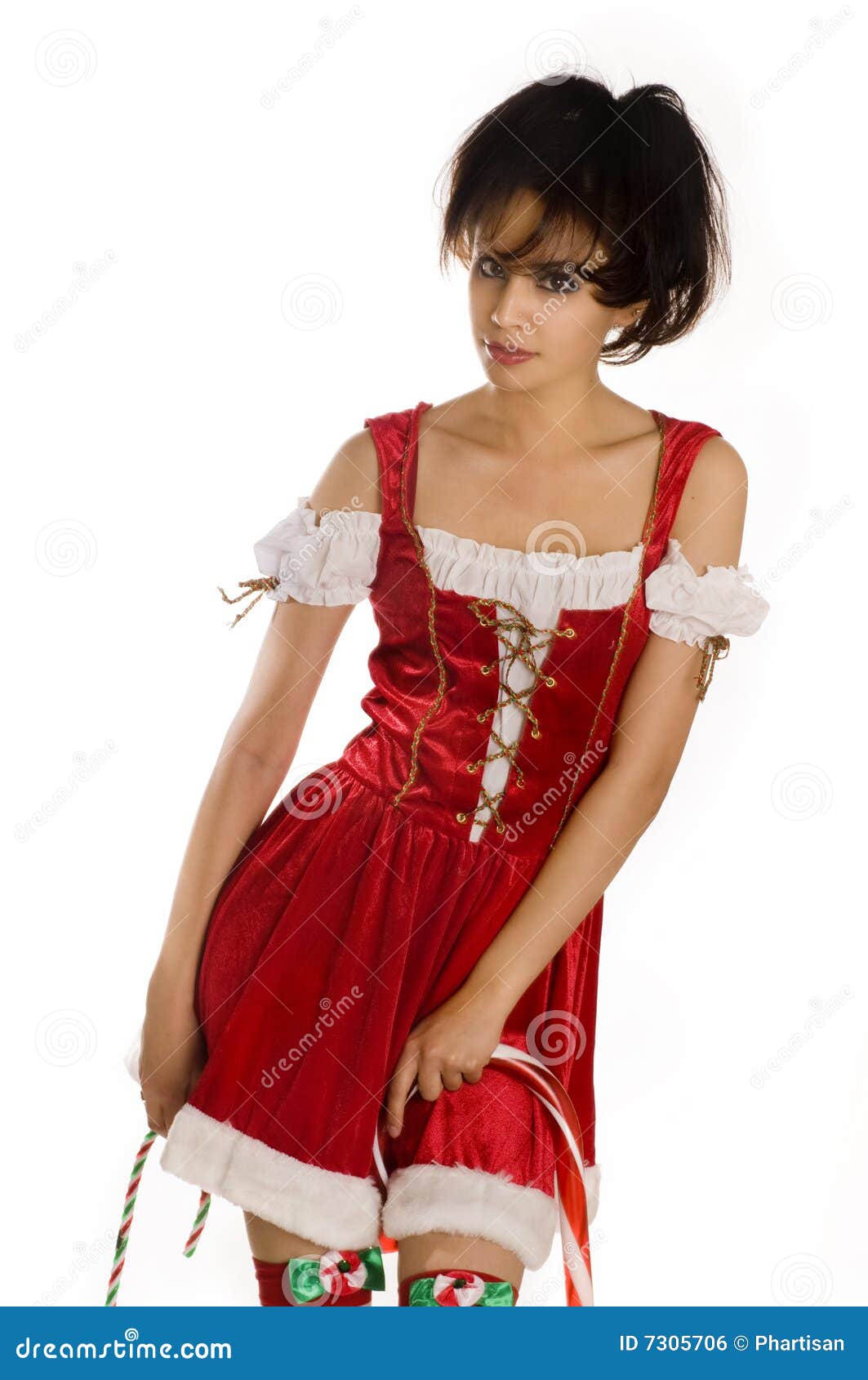 Cute santa clause helper stock photo. Image of babe, celebration - 7305706