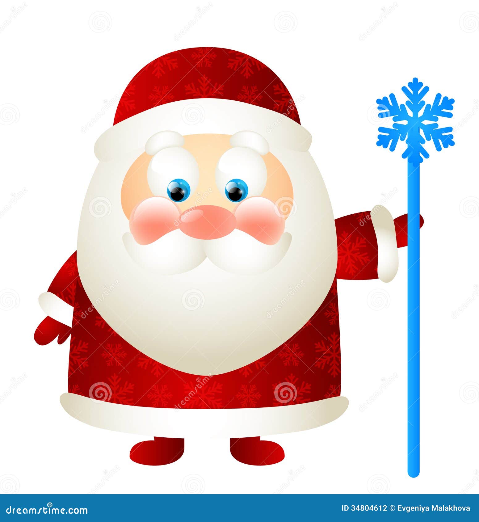 Cute Santa stock vector. Illustration of winter, claus - 34804612