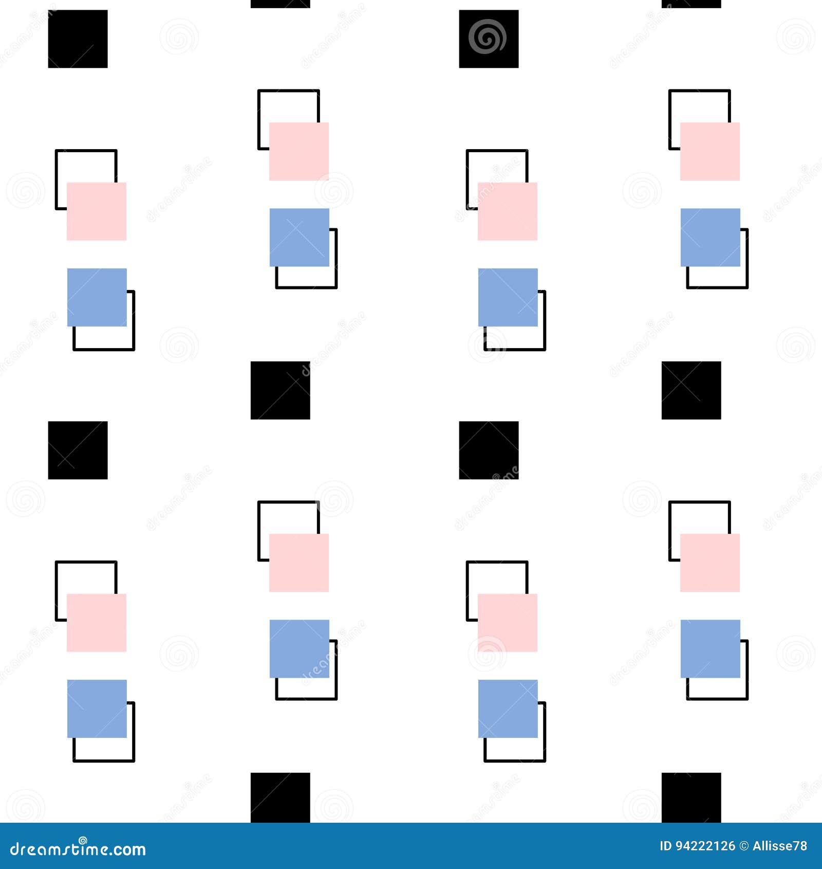 Cute Seamless Abstract Geometric Pattern Background Illustration with ...