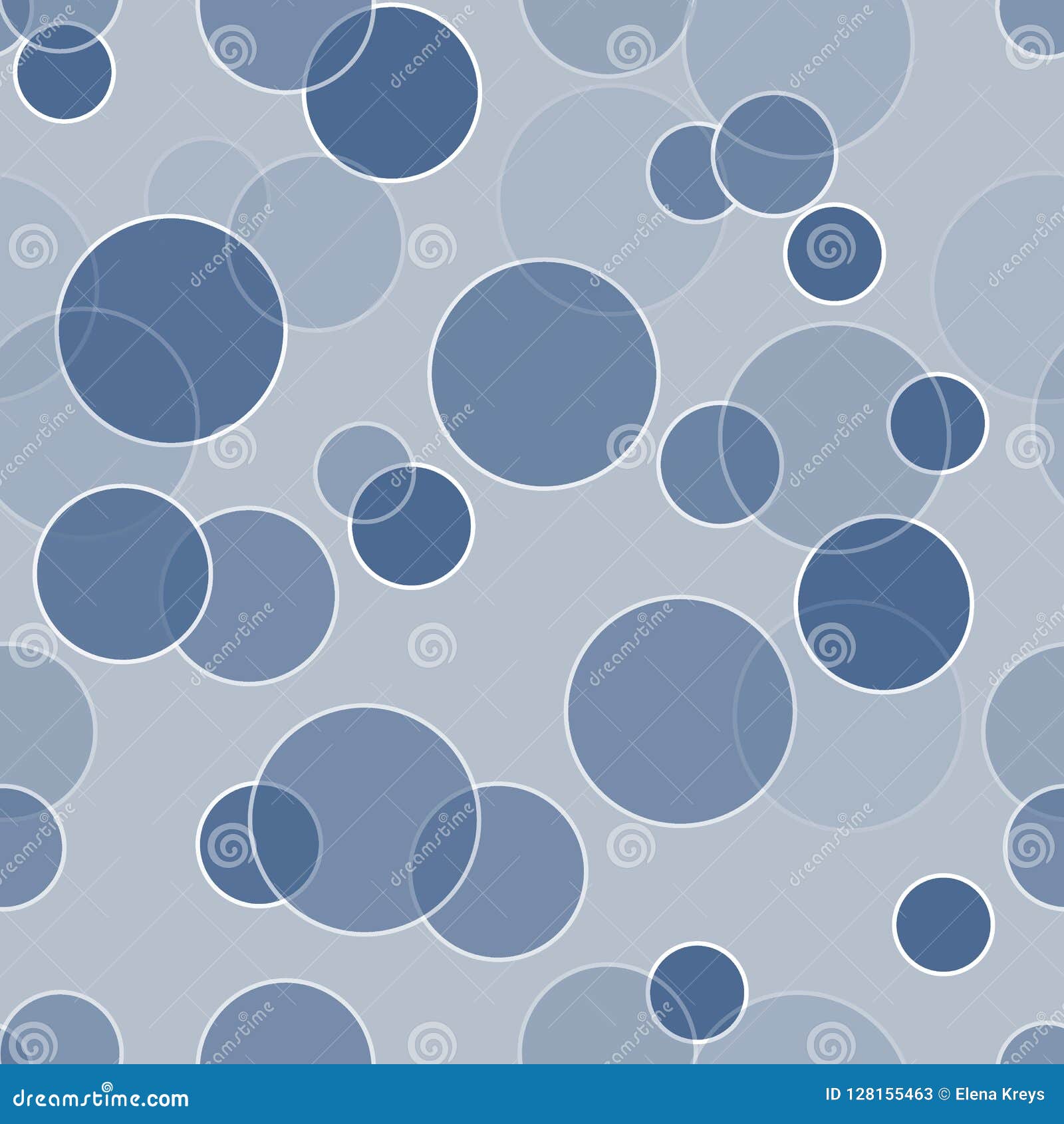 Cute Seamless Circle Pattern. Stock Vector - Illustration of geometric ...