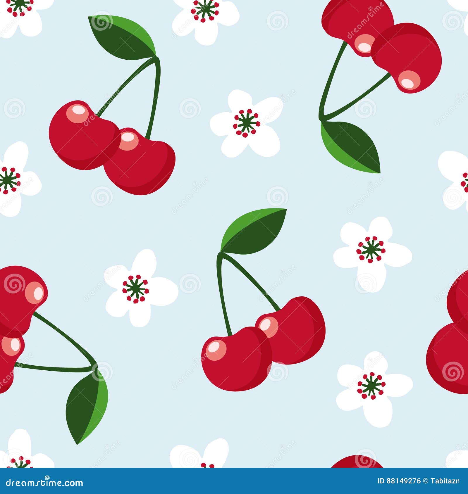 Cherry Flat Design Stock Illustrations – 22,273 Cherry Flat Design ...