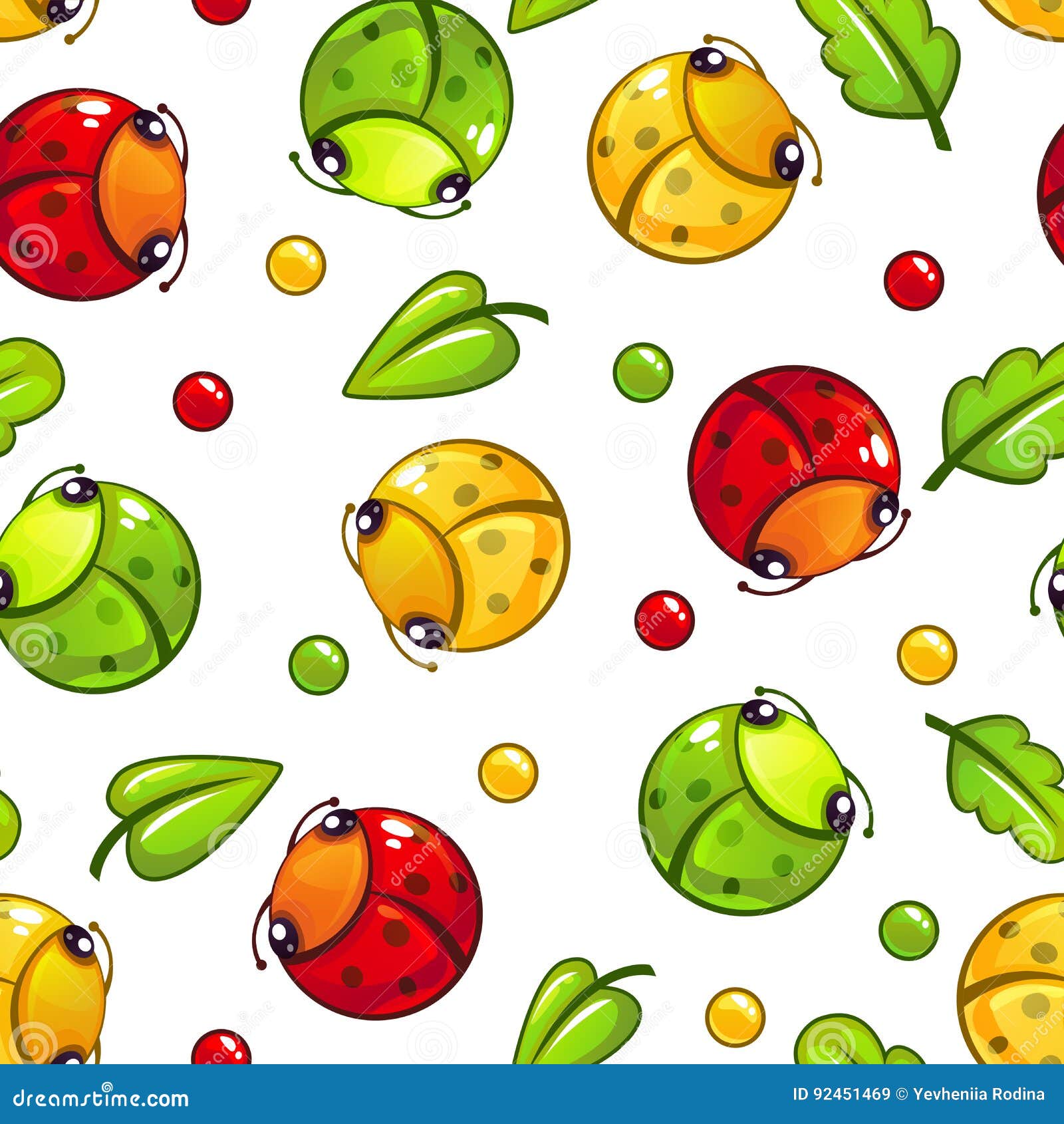 Funny Bugs In The Grass Vector Illustration | CartoonDealer.com #27836148