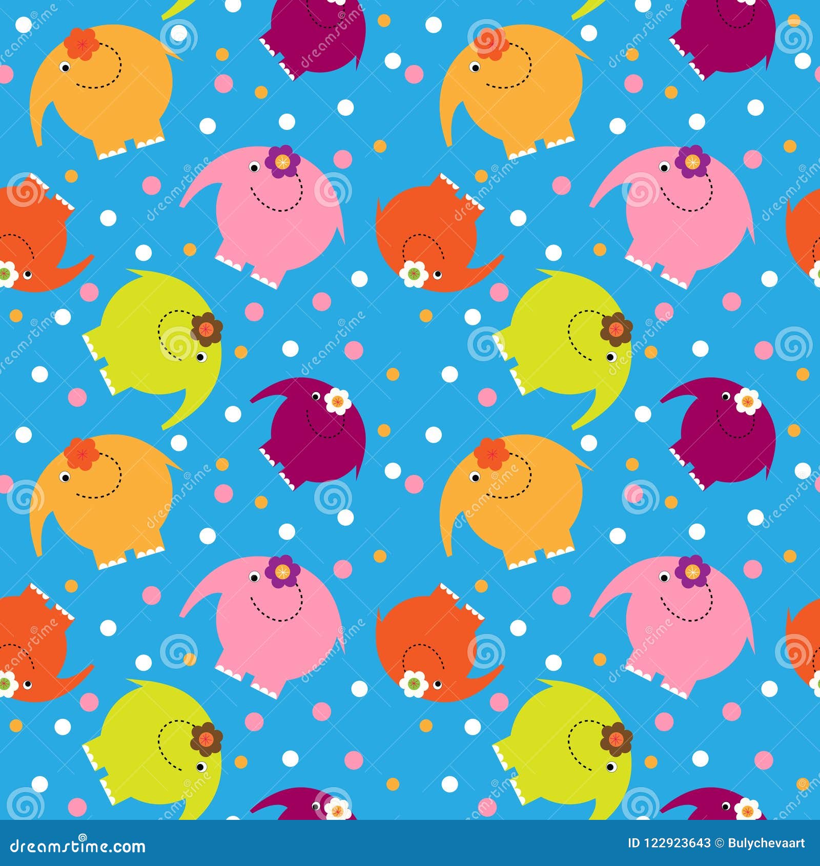 Cartoon Elephants Animal Characters Group Coloring Page Vector ...