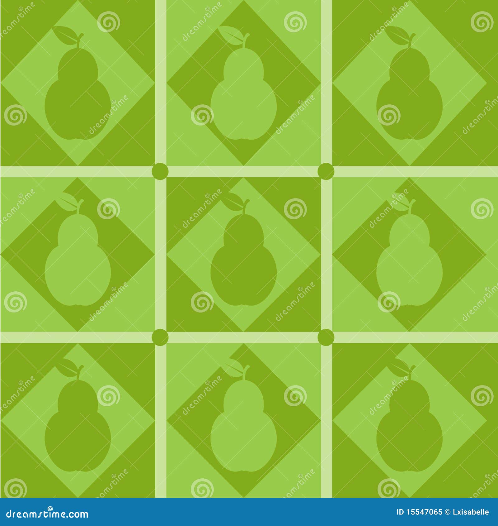 Cute Seamless Pear Texture Cartoon Vector | CartoonDealer.com #15547065