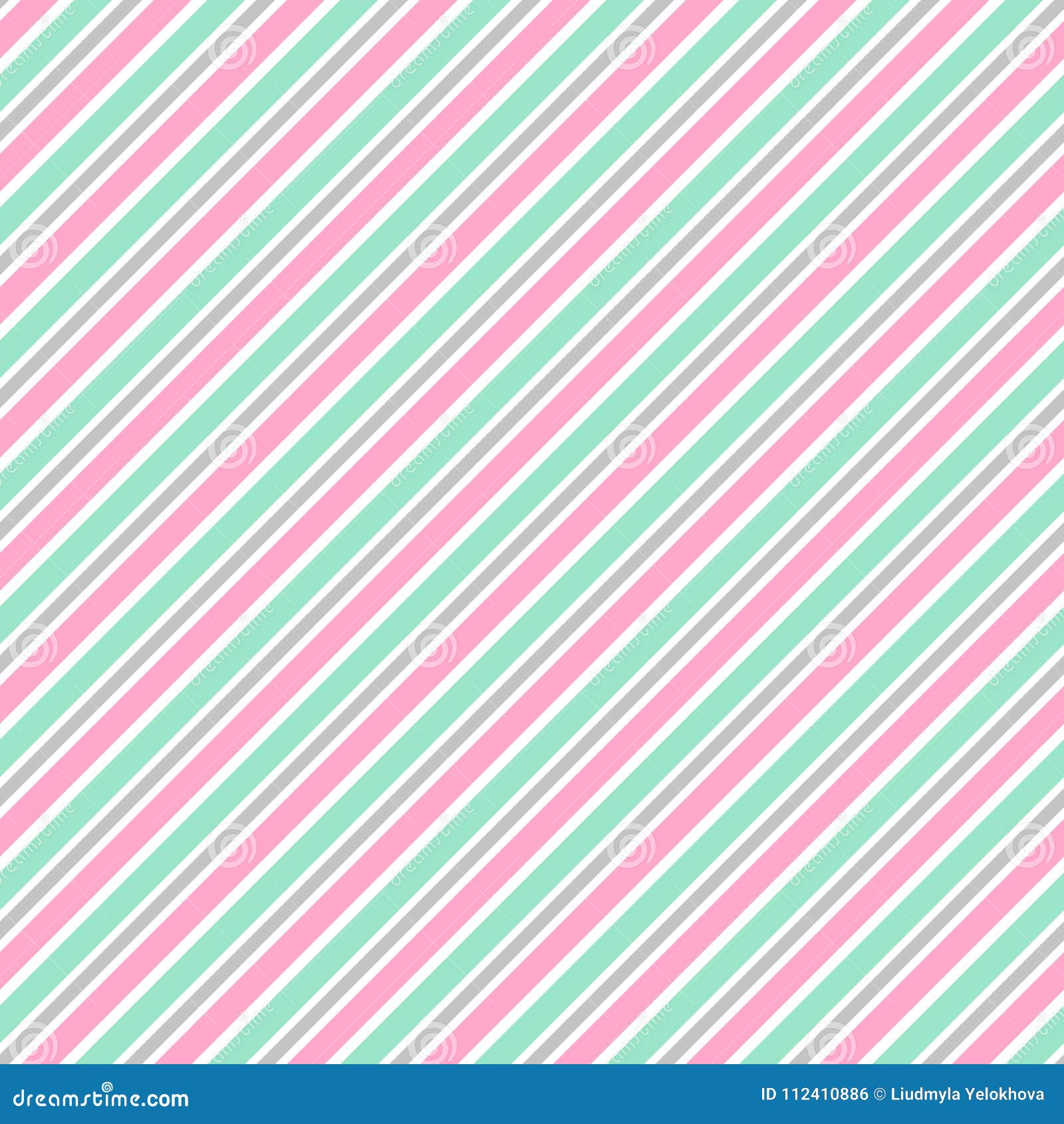 Cute Seamless Vector Pattern with Diagonal Lines Stock Illustration ...