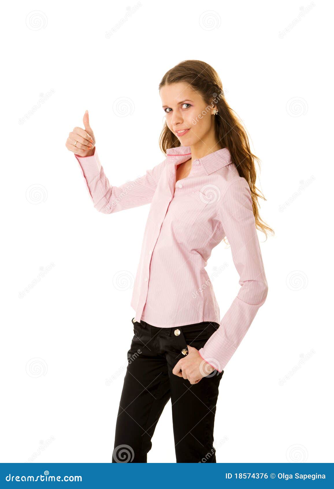 Cute secretary stock photo. Image of cheerful, administrator - 18574376