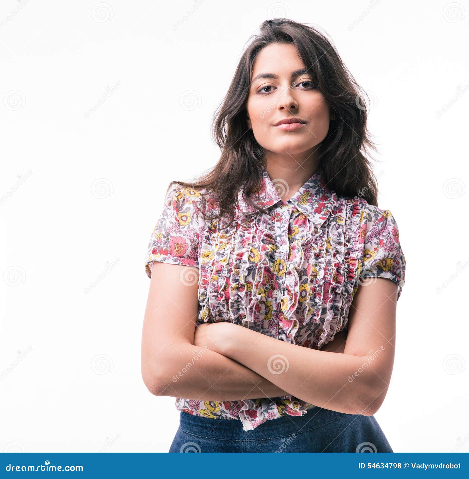 Cute Serious Woman Standing with Arms Folded Stock Photo - Image of ... Cute Serious Woman Standing with Arms Folded Stock Photo - Image of ...