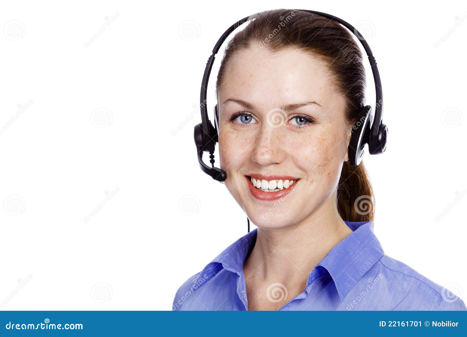 Cute service operator stock image. Image of helpdesk - 22161701