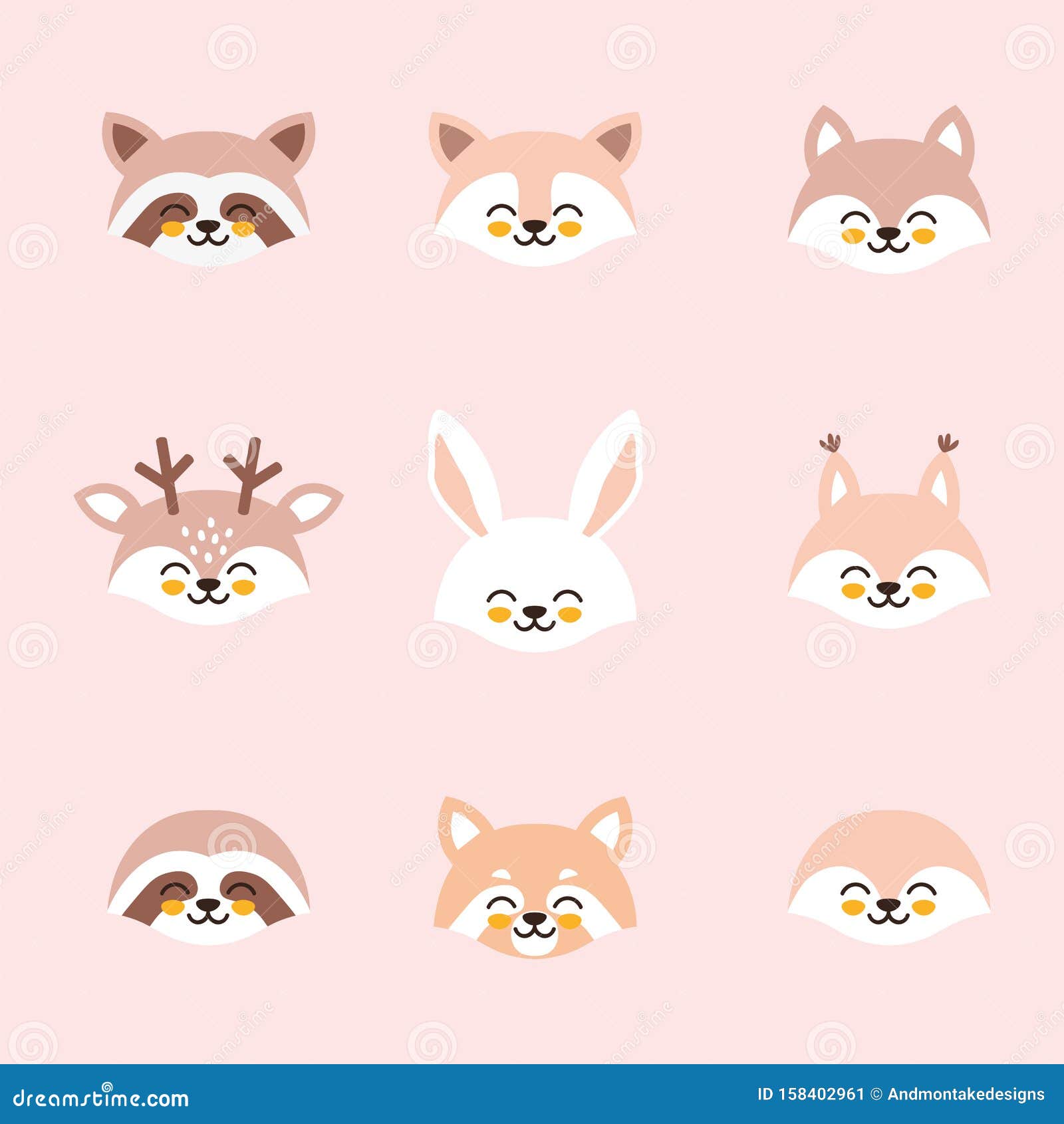 Cute Blushing Expression - Beautician Girl Artist Cartoon Vector ...