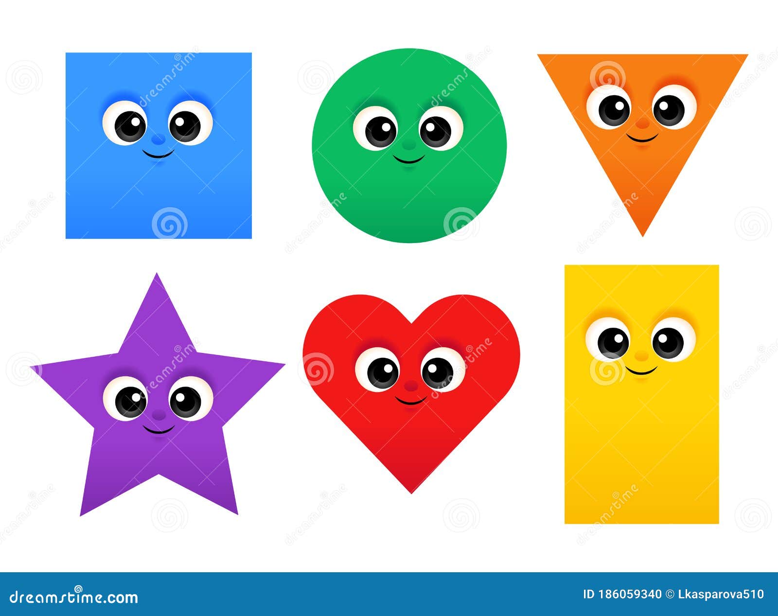 Cute shapes set stock vector. Illustration of collection - 186059340 Cute shapes set stock vector. Illustration of collection - 186059340