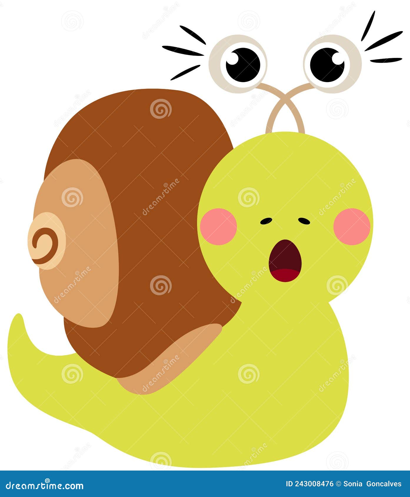 Cute Shocked Baby Emoticon. Scared Child Emoji. Afraid Toddler Smiley ...