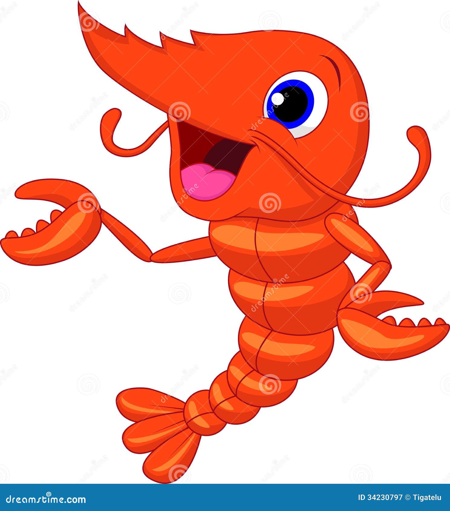 Free Prawn Clipart