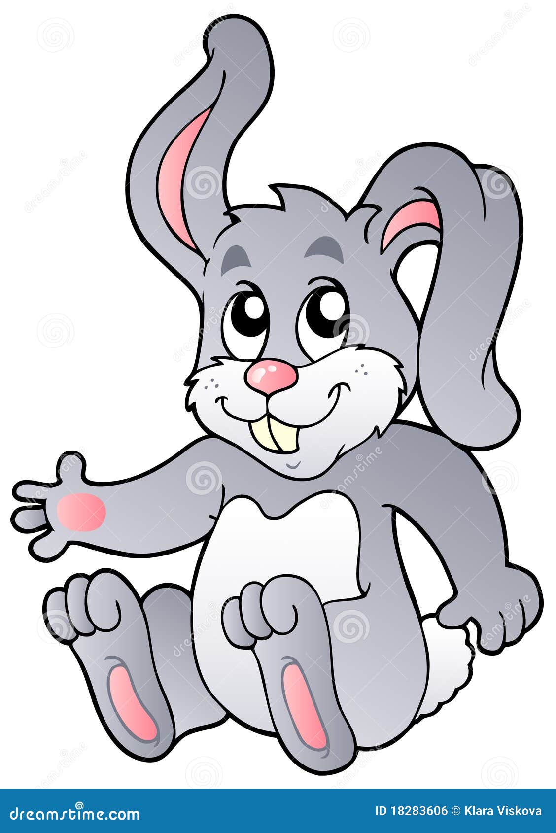 Cute sitting bunny stock vector. Illustration of eyes - 18283606 Cute sitting bunny stock vector. Illustration of eyes - 18283606
