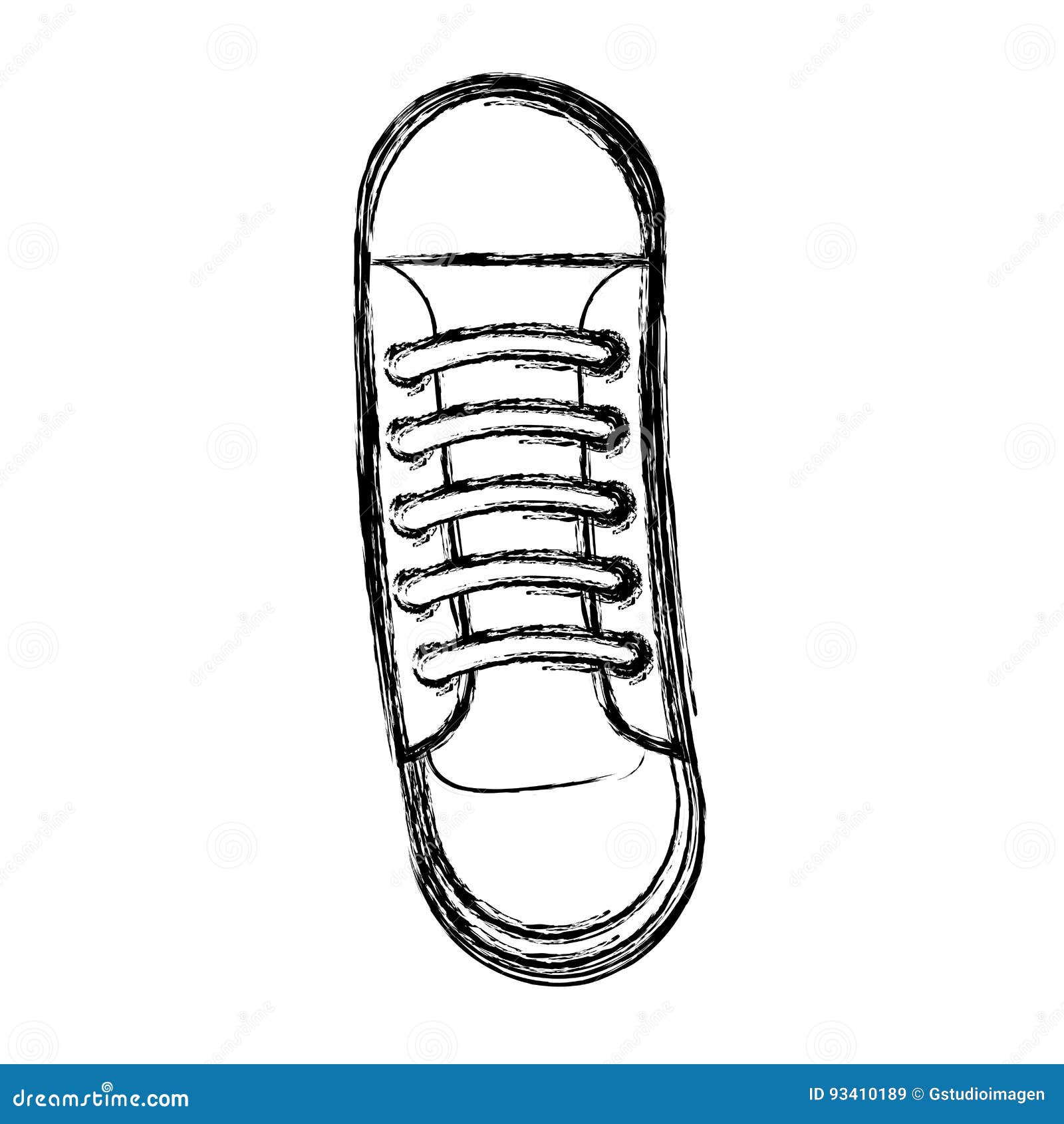 Cute Sketch Draw Shoe Cartoon Stock Vector - Illustration of model ...
