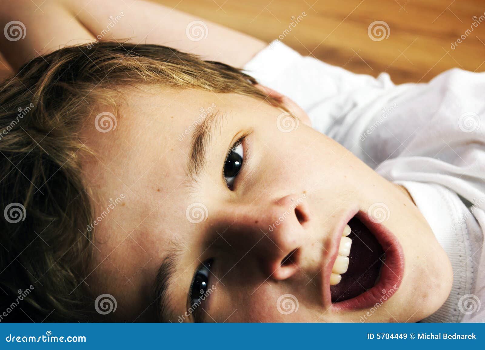 Cute sleepy boy stock image. Image of exhausted, childhood - 5704449