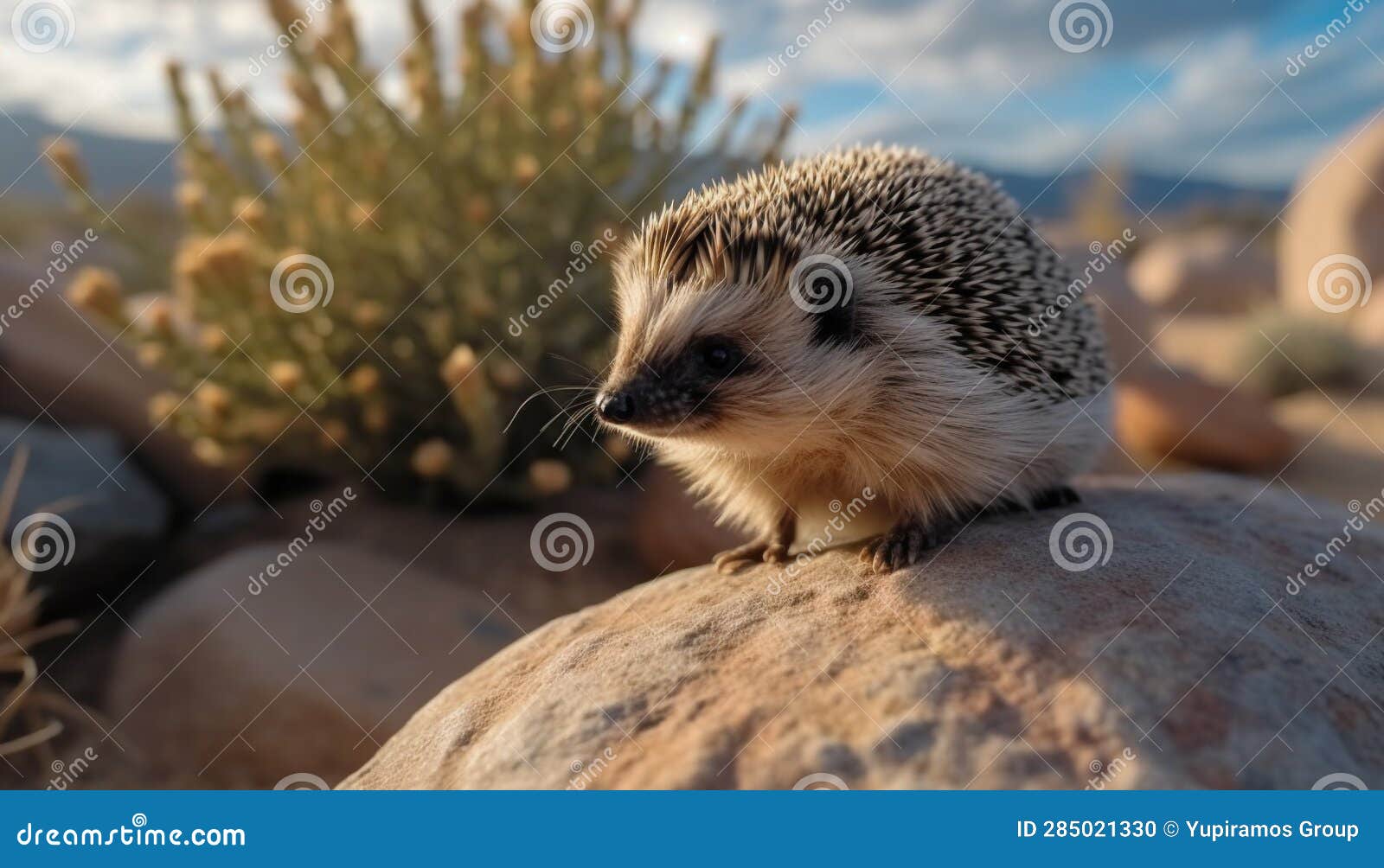 Cute Small Hedgehog Sitting in Grass, Looking at Camera Generated by AI ...