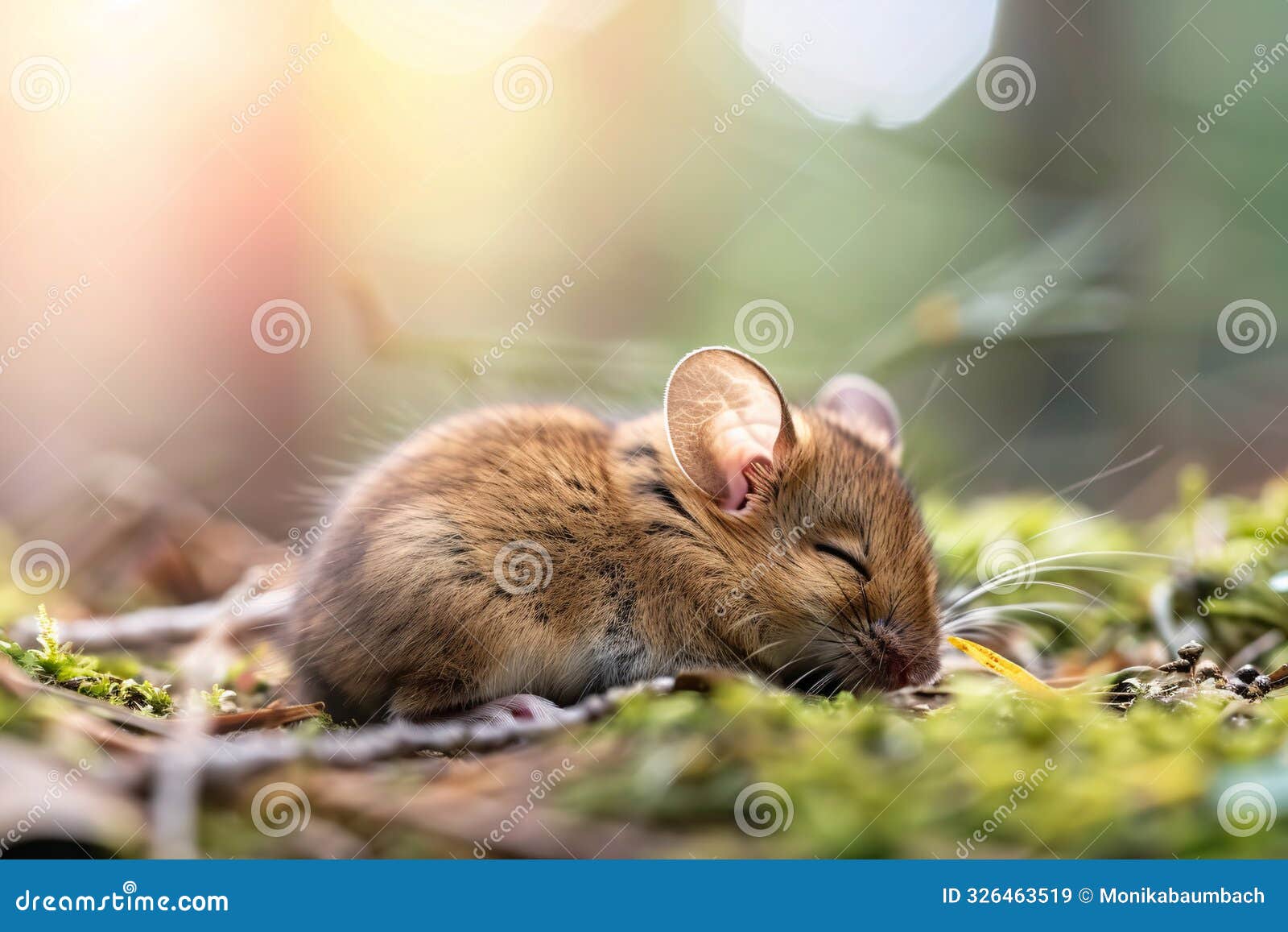 Mouse Sleeping And Hugging One Piece Of Cheese Royalty-Free Stock Photo ...