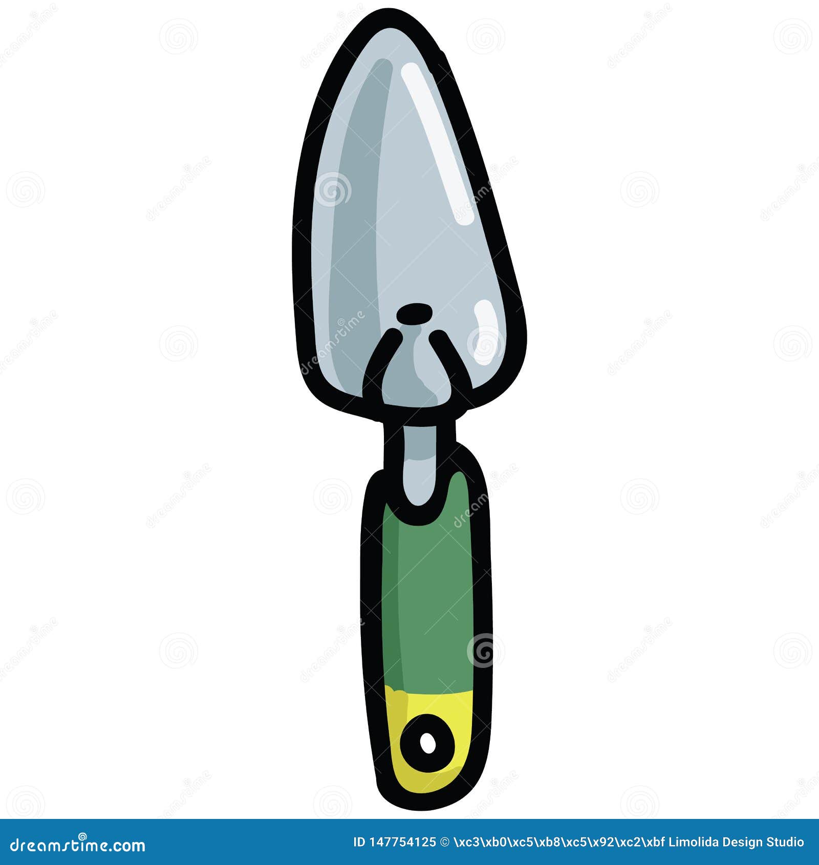 Cute Small Trowel Cartoon Vector Illustration Motif Set. Hand Drawn ... Cute Small Trowel Cartoon Vector Illustration Motif Set. Hand Drawn ...