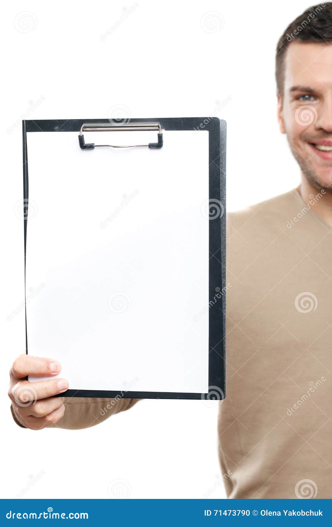 Cute Smart Guy is Presenting Papers Stock Photo - Image of corporate ...