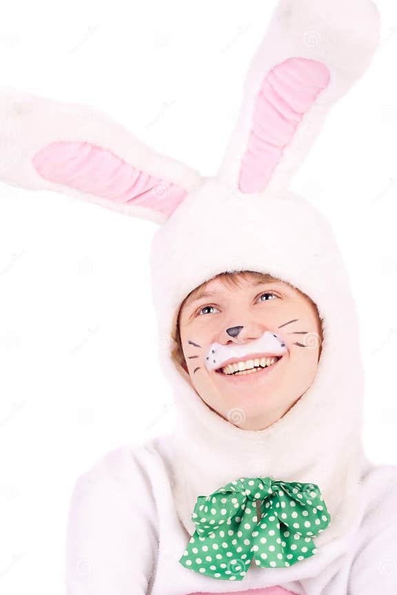 Cute smiling bunny stock image. Image of closeup, artistic - 22923989