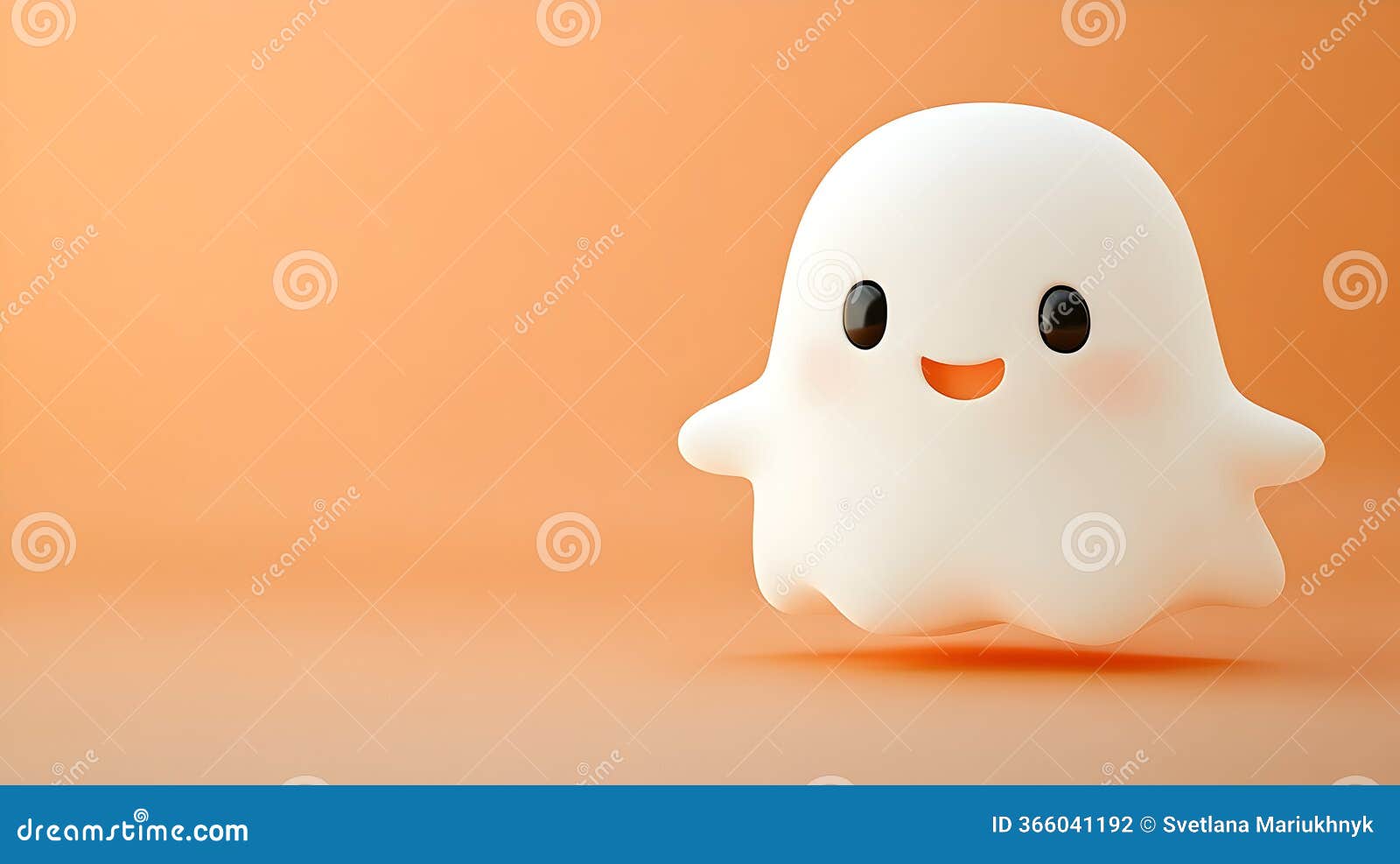 Smiling Ghost In An Old Tattered Sheet Isolated On Black Background ...