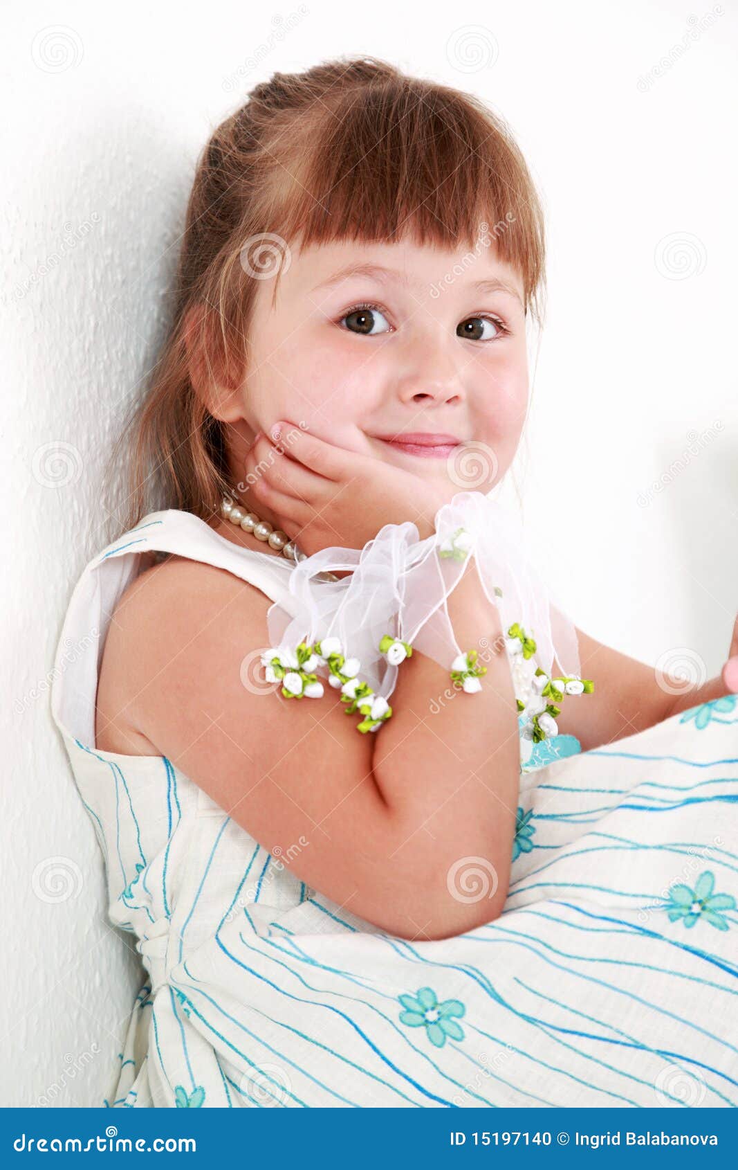 Cute smiling girl stock photo. Image of person, infant - 15197140
