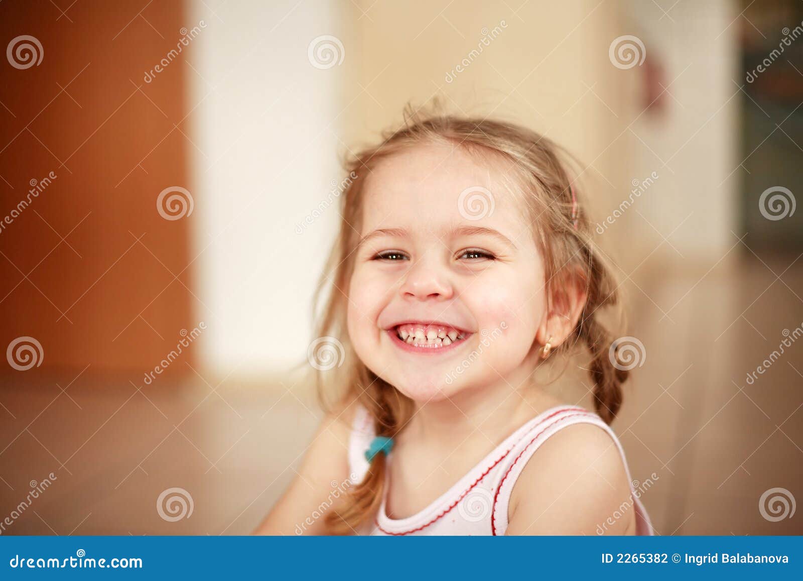Cute smiling girl stock photo. Image of toddler, sincere - 2265382
