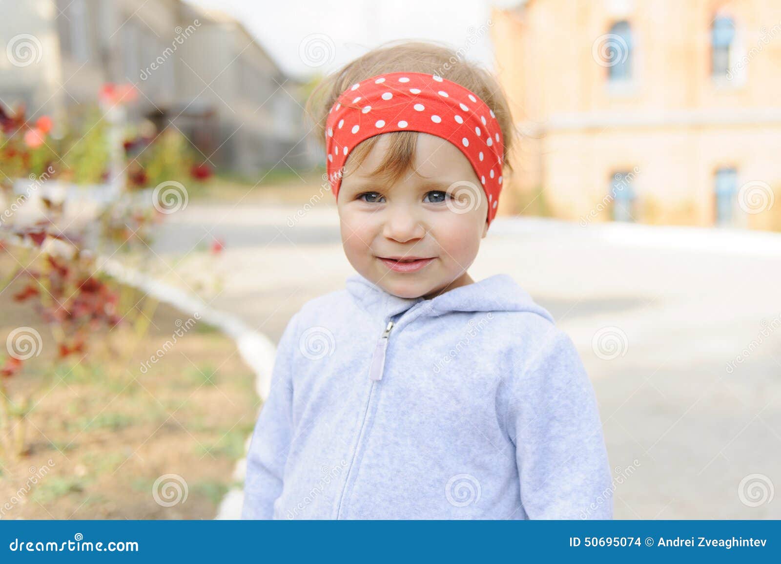 Cute Smiling Girl stock photo. Image of happiness, blond - 50695074