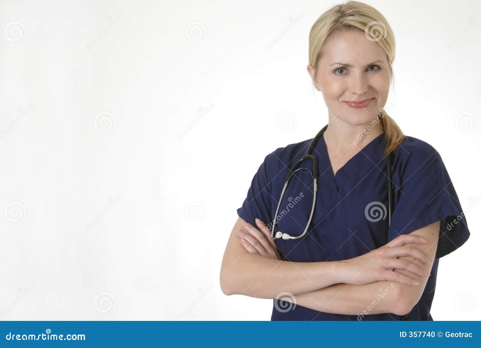 Cute smiling nurse stock photo. Image of intern, medicine - 357740