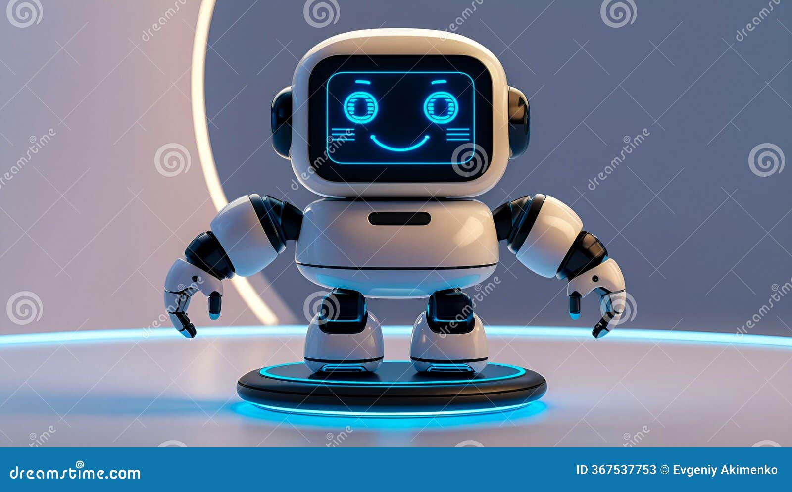 Smiling Robot Stock Photography | CartoonDealer.com #32162120