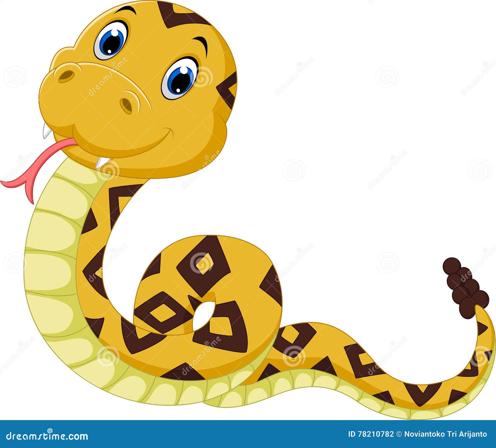 Cute Rattlesnake Cartoon | CartoonDealer.com #57611209