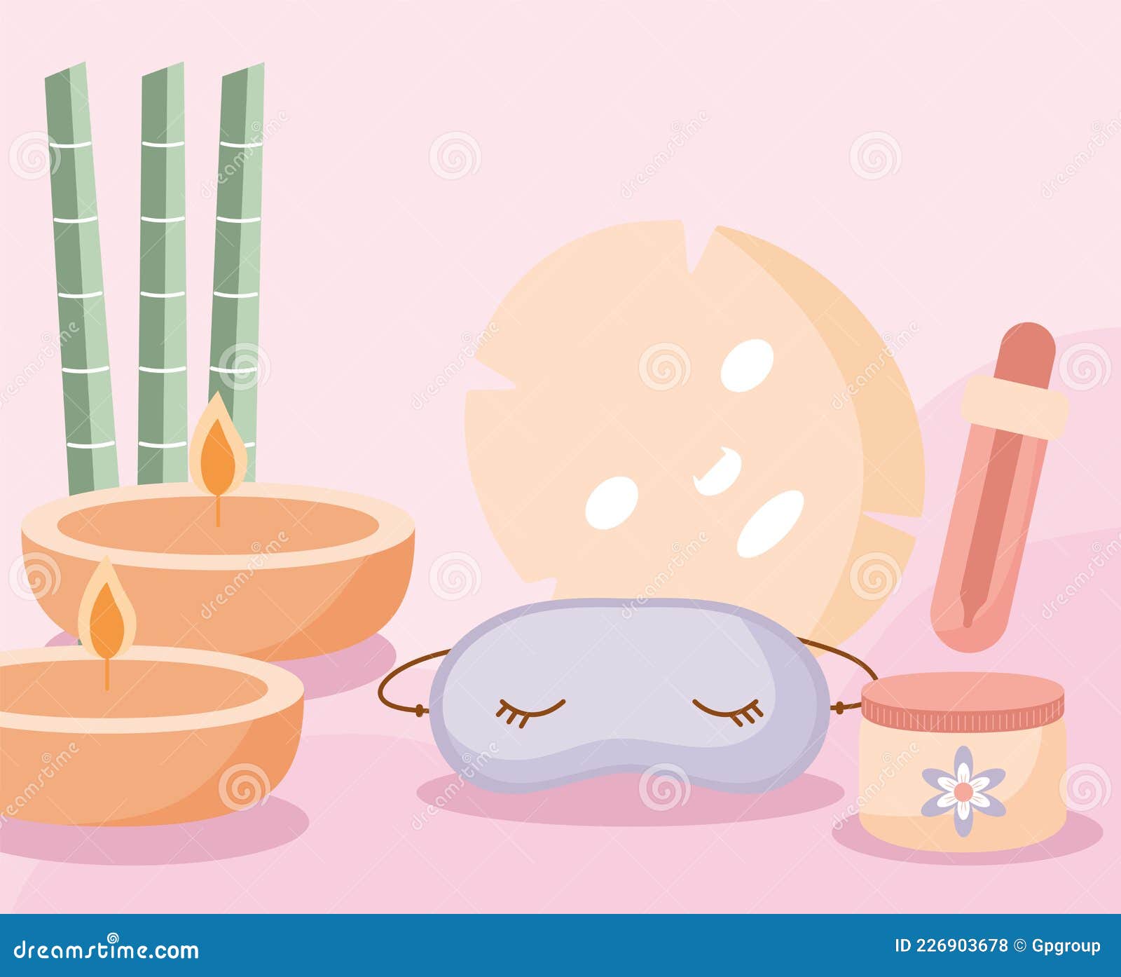 Cute spa poster stock vector. Illustration of relaxation - 226903678