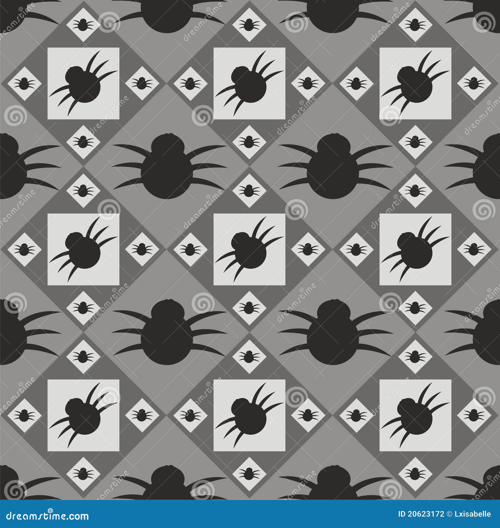 Cute spiders pattern stock vector. Illustration of autumn - 20623172