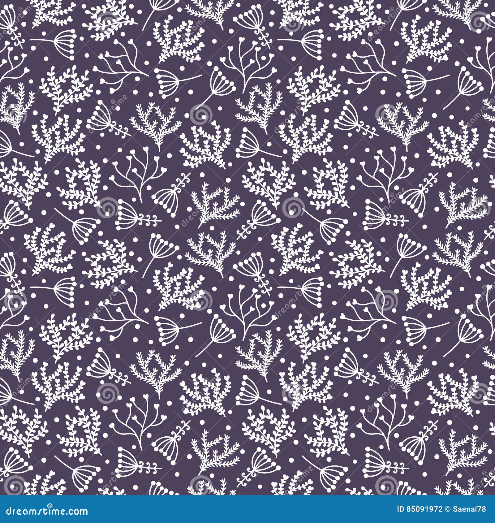 Cute Spring Background. Seamless Floral Pattern Stock Vector ...